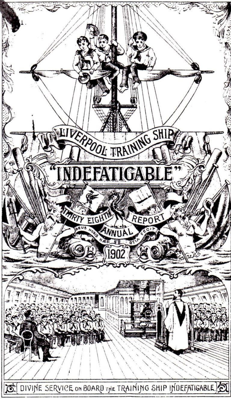 Indefatigable 38th Annual Report Cover 1902 | Indefatigable OBA